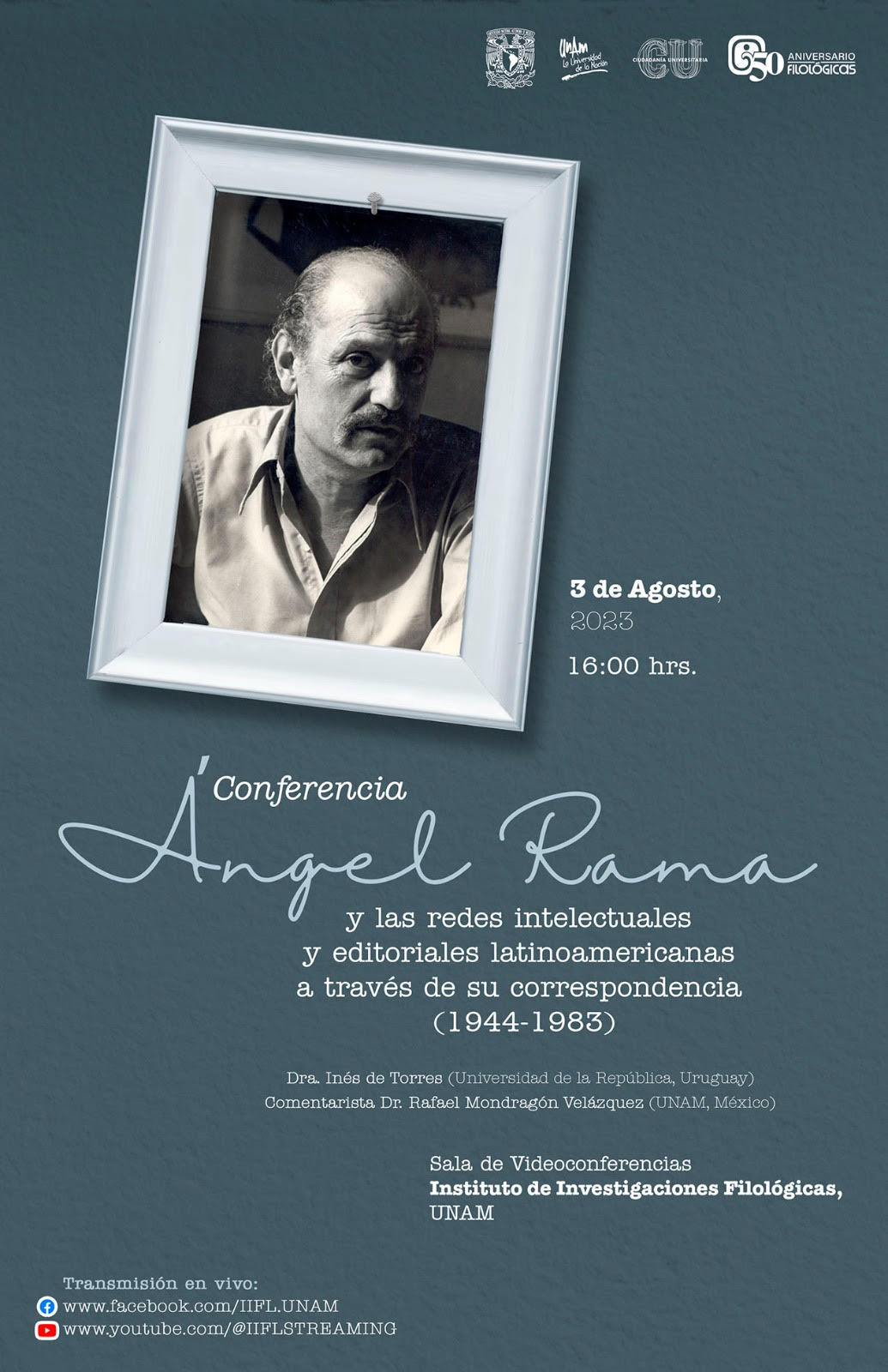 Embajada y Consulado de Uruguay en México - Conferencia Ángel Rama y ...